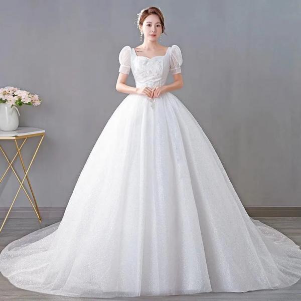 Exquisite Beaded Gown With Intricate Lacy Design on Luulla