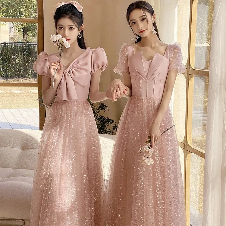 Elegant Pink Formal Dress With Sparkling Details on Luulla
