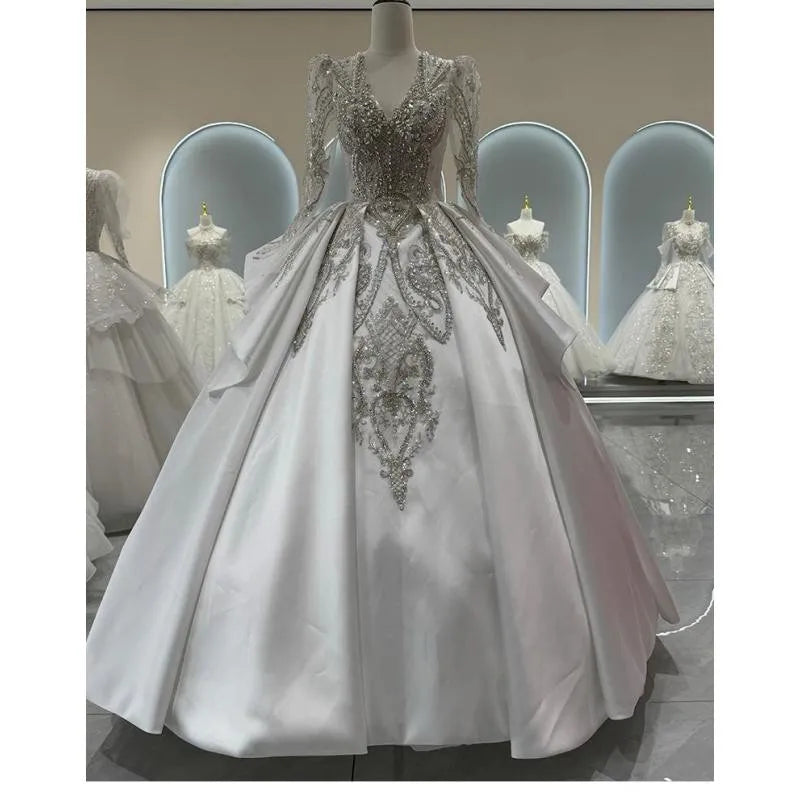 Stunning Beaded Gown With Intricate Sequin Details on Luulla